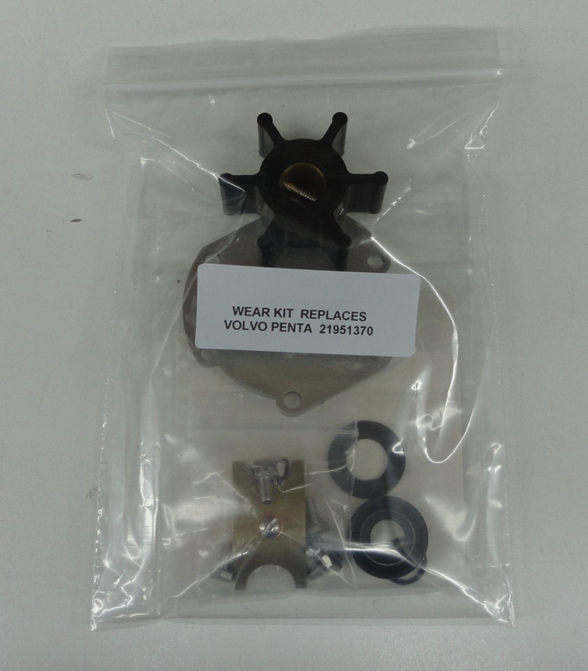 Wear Kit Replaces Volvo Penta 21951370 Raw Sea Water Pump 829895 ...