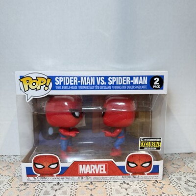 Funko Pop! Marvel - Spider-Man Pointing Meme - 2 Pack - Entertainment ...