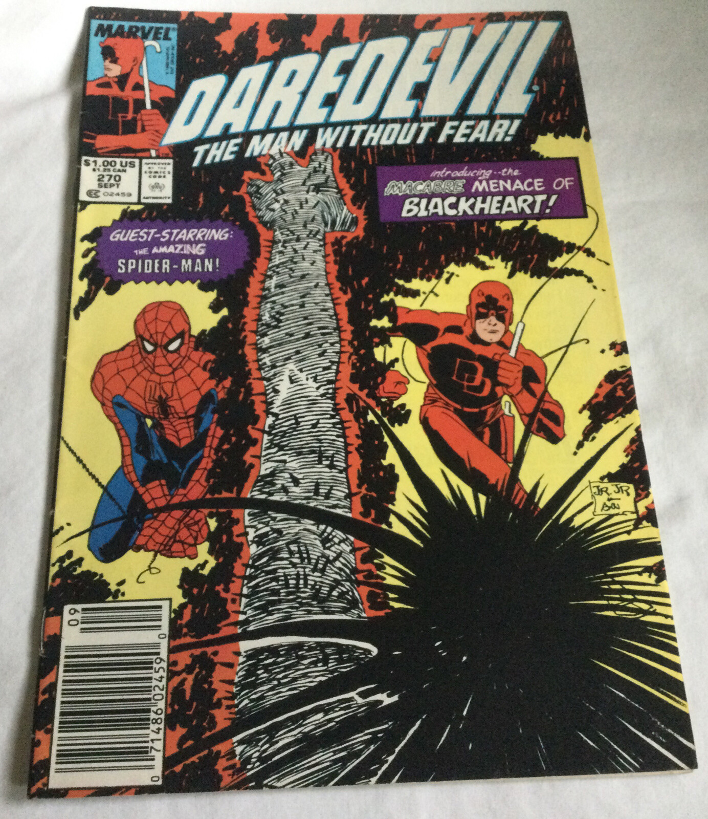 Daredevil The Man Without Fear Vol 1 #270 Sep 1989 Blackheart! Marvel ...