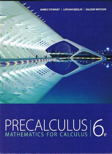 Precalculus Mathematics for Calculus by Stewart 9781111428747| eBay