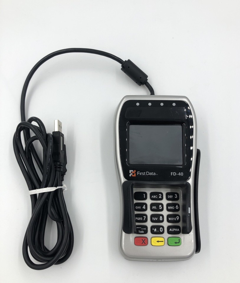 First Data FD-40 PIN Pad for the Clover XPED-8006L2-3CR | eBay