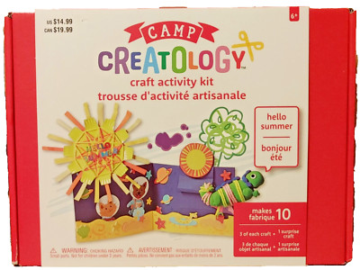 Camp Creatology - Hello Summer - Craft Activity Kit - Red-NEW | eBay