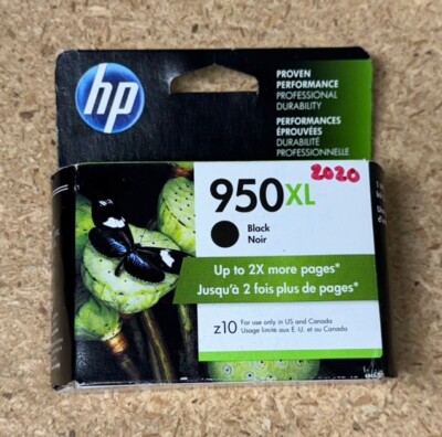 NEW** Sealed HP Genuine 950XL Black Original Ink Cartridge CN045AN 140 ...