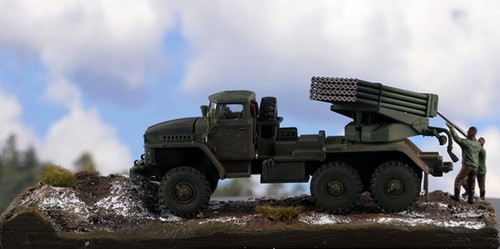 1/72 PMA Russian Special Military Operation BM21 Hail Rocket Finished ...
