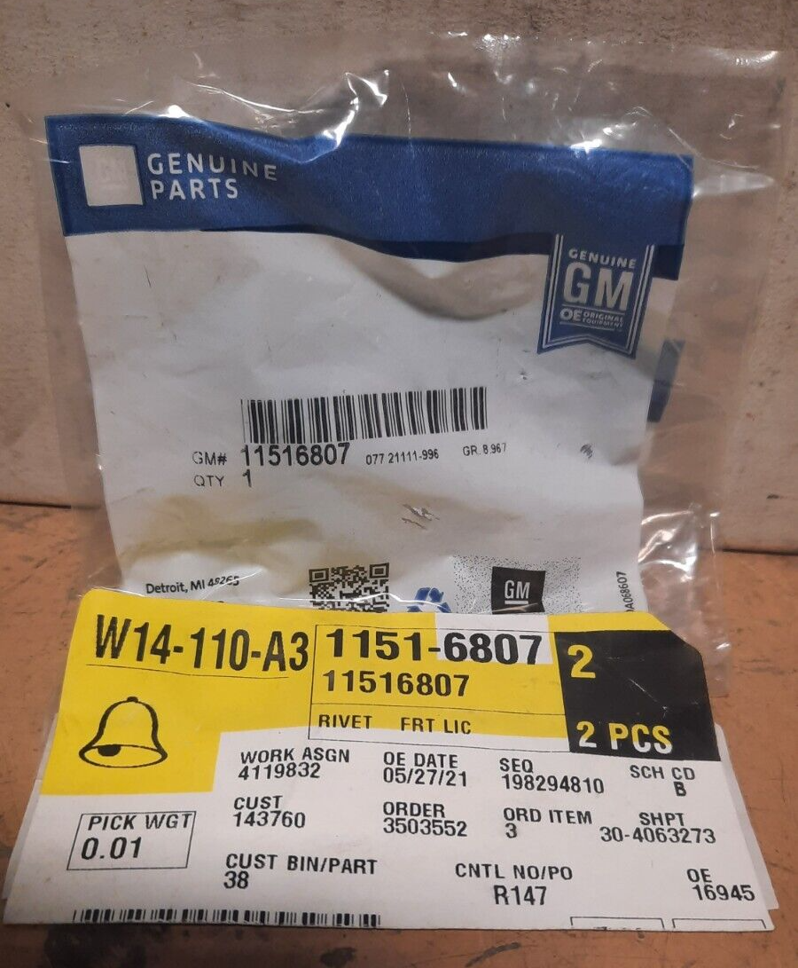 GM #11516807 LOT OF 2 ACCELERATOR STOPPERS L120 | eBay