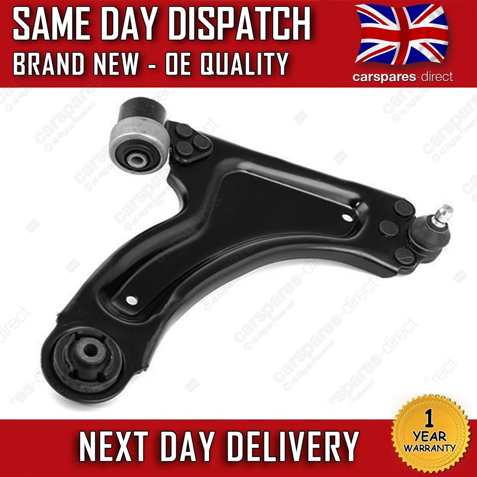 VAUXHALL CORSA C X01 2000-2012 FRONT RIGHT LOWER SUSPENSION WISHBONE ...