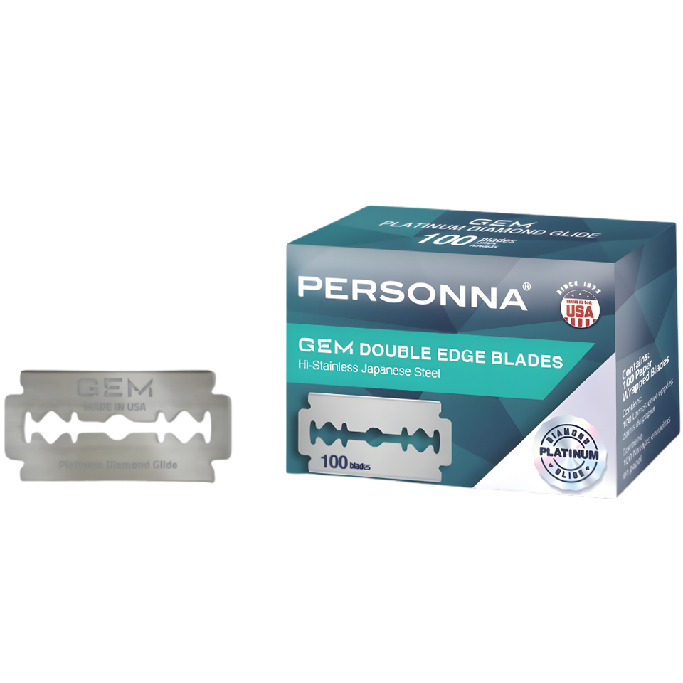 Personna GEM Double Edge Razor Blades | Hi- Stainless Japanese Steel ...
