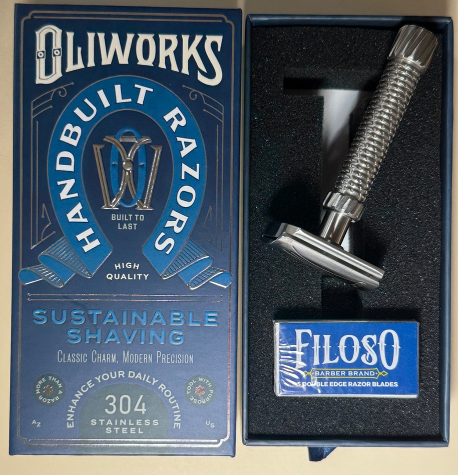 Oliworks M3teorite Mild Plate (Meteorite) Stainless Steel DE Safety ...