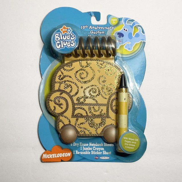 Blues Clues 10th Anniversary Golden Thinking Chair Handy Dandy Notebook ...