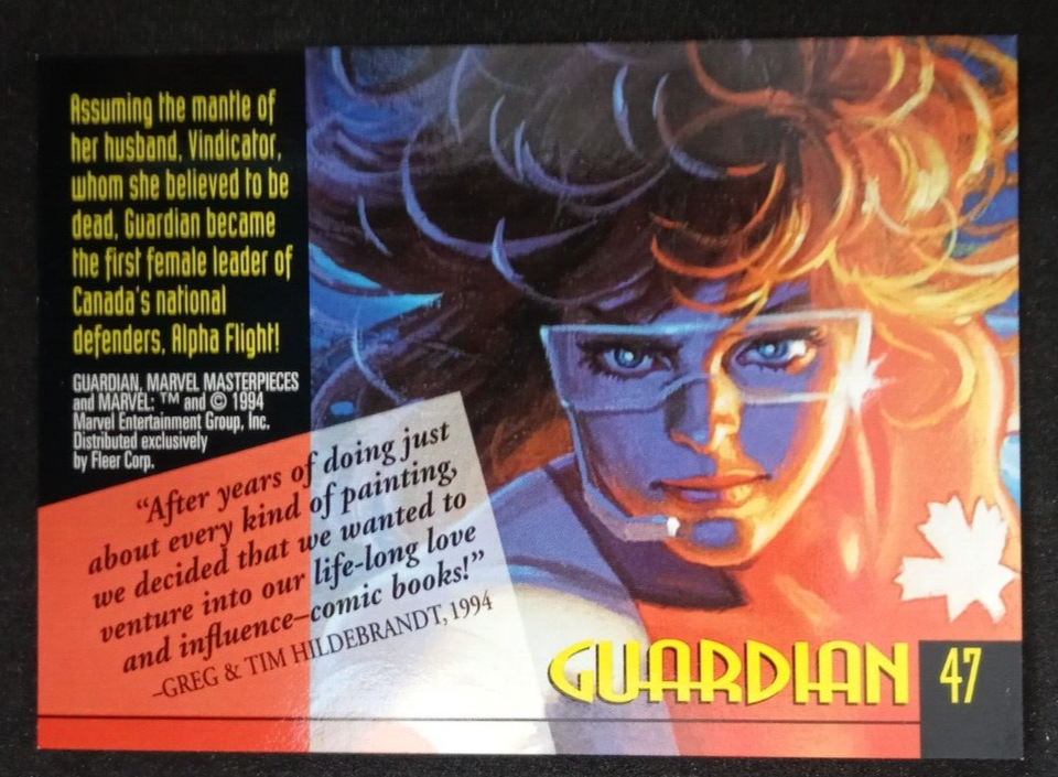 1994 Fleer Marvel Masterpieces Guardian #47 | eBay