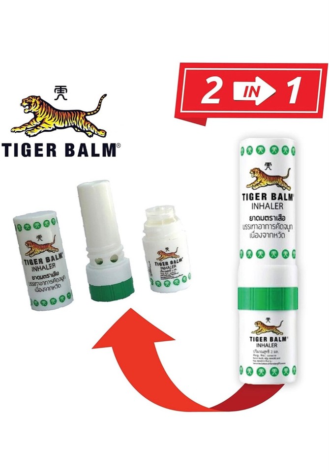 3 bottles x Tiger Balm Inhaler Menthol Relieve Nasal | eBay