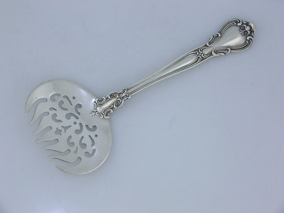 Rare Sterling GORHAM Relish Serving Fork CHANTILLY 1895 ~no mono | eBay