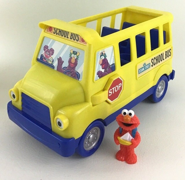 Sesame Street Elmo Holding The Number 4 Plastic Figurine D20 | eBay