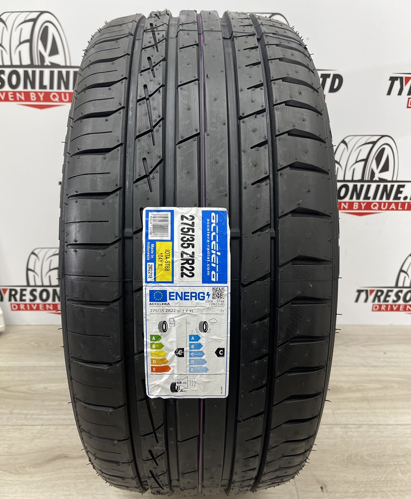 2 X 275 35 22 ACCELERA IOTA ST68 XL 104Y 275/35ZR22 BRAND NEW TYRES | eBay