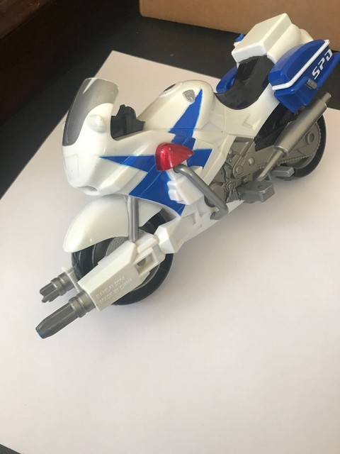 Power Rangers SPD Blue Ranger Patrol Cycle 2004 Bandai Motorcycle S.P.D ...