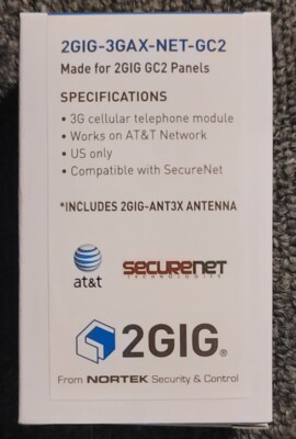 2Gig 2GIG-3GAX-NET-GC2 SecureNet AT&T 3G Cell Radio for GC2 | eBay
