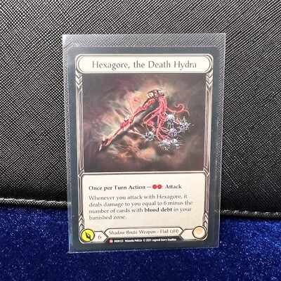Hexagore The Death Hydra Majestic Monarch 1st Edition MON121 Flesh and ...