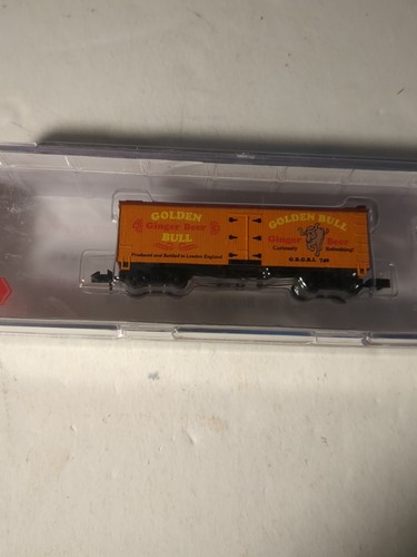 N-Scale Golden Bull Ginger Beer 36' Old Time Reefer Roundhouse 8942 New ...