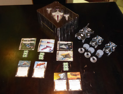 Star Wars Armada Starter Fleet Ships, Ship Cards, Dials and Tokens ONLY ...