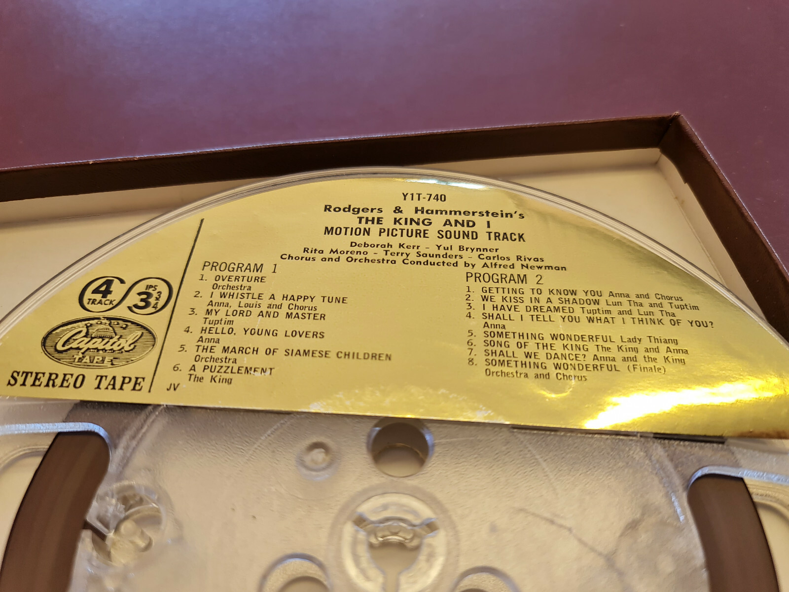 ‘The King And I’ Soundtrack Reel-To-Reel Tape | eBay