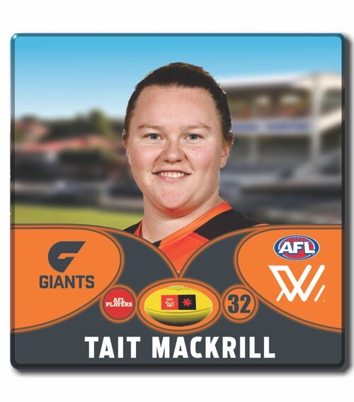 AFLW S8 GWS Giants Football Club - MACKRILL, Tait | eBay Australia