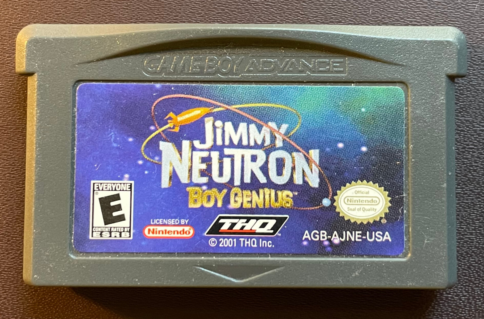 Jimmy Neutron: Boy Genius Nintendo Game Boy Advance GBA, 2001 Authentic ...