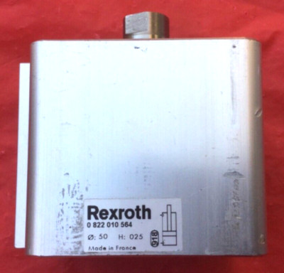 REXROTH 0822010564 Short Stroke Pneumatic Cylinder (25mm stroke / 50mm ...