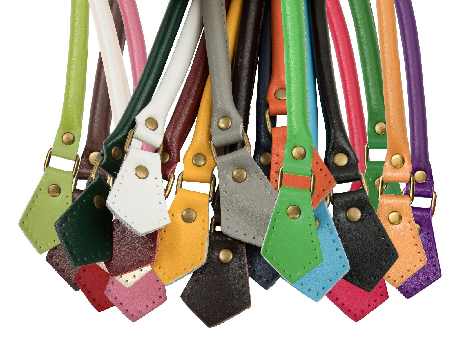 Real Leather Replacement Bag Handles 14 Colors (1 Pair) | eBay