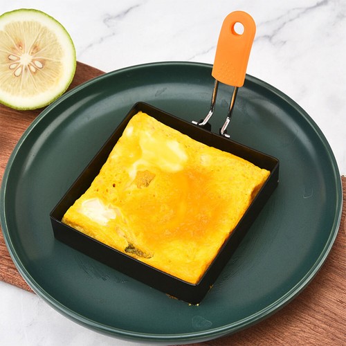 3.9 in 1 Pcs Egg Ring Non-stick Egg Cooker Ring with Anti-scald Handle ...