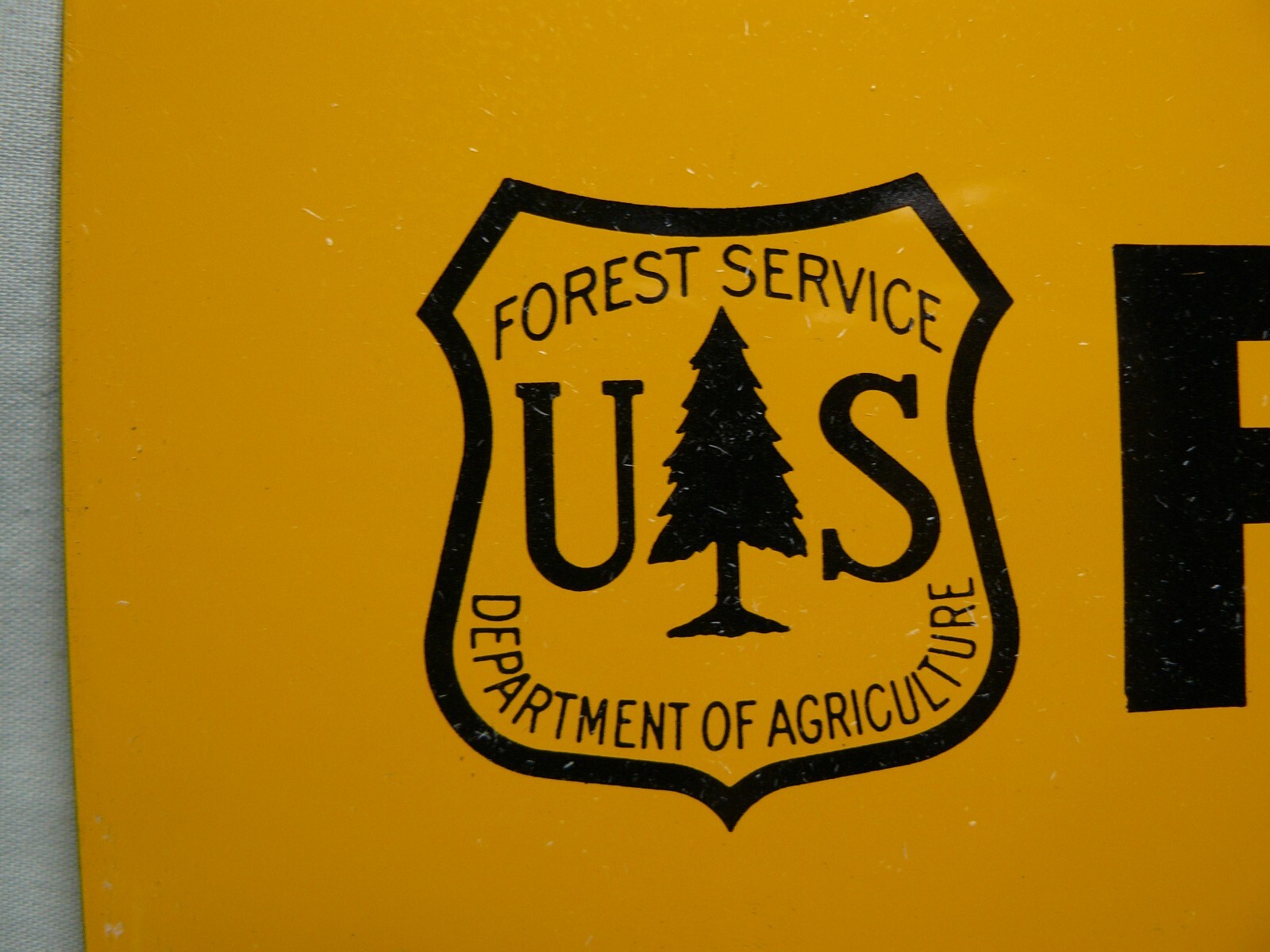 Vintage National Forest Boundry Metal Sign Ohio Can Co. | eBay