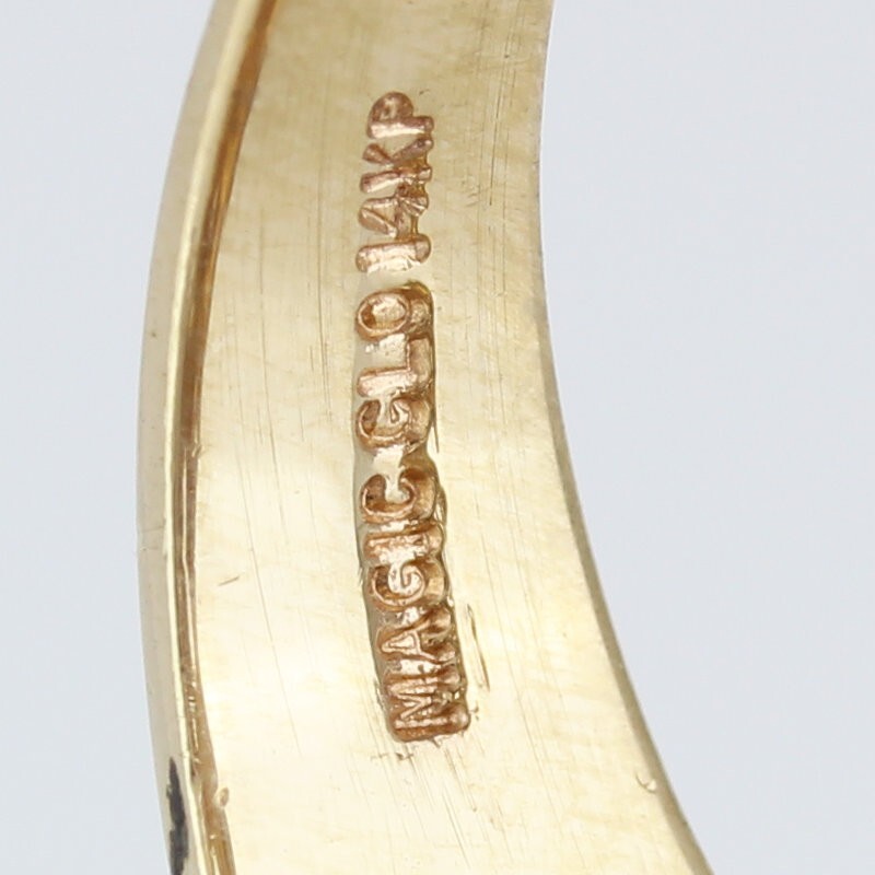 Vintage 14k Rose Gold Diamond Nugget Cocktail Ring by Magic Glo | eBay