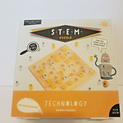 STEM PUZZLE-Technology Binary Educational Puzzle by Professor Puzzle ...
