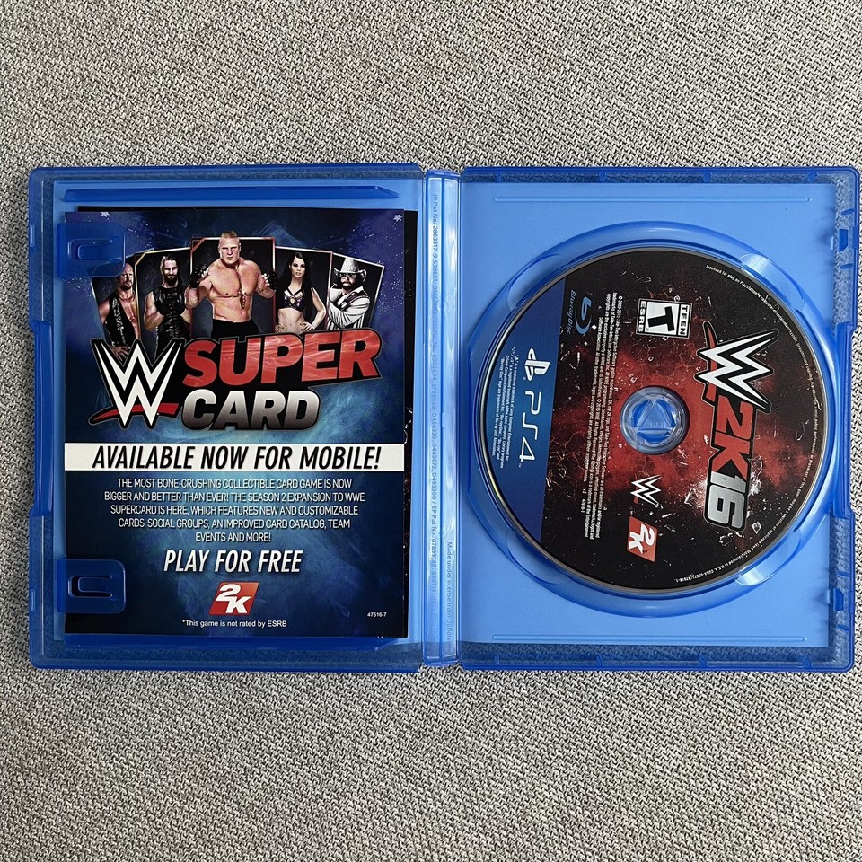 WWE 2K16 (PS4) USED 710425476167| eBay