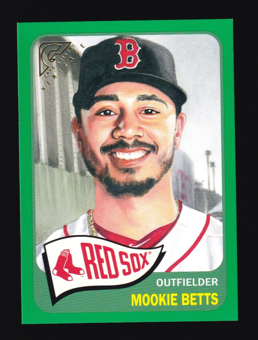 2019 Topps Gallery Heritage MOOKIE BETTS #HT-5 🔥 Green /250 | eBay