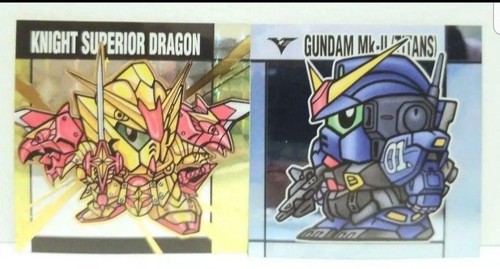 Sd Gundam Snack Sticker Knight Superior Dragon Mkii Set | eBay