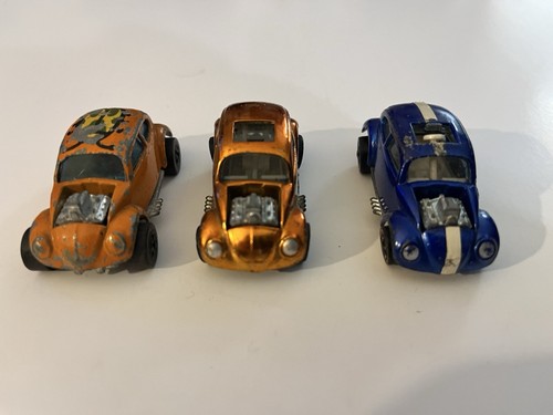 Vintage Hot Wheels Redline Copper- Orange Custom Volkswagen Bug White ...