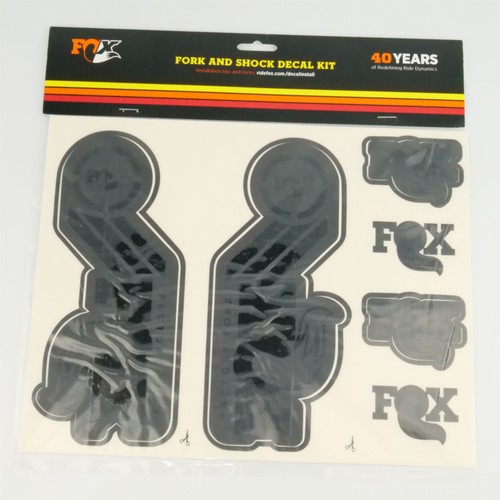 Fox Heritage Decal Kit for Suspension Forks and Shocks Black Stickers ...