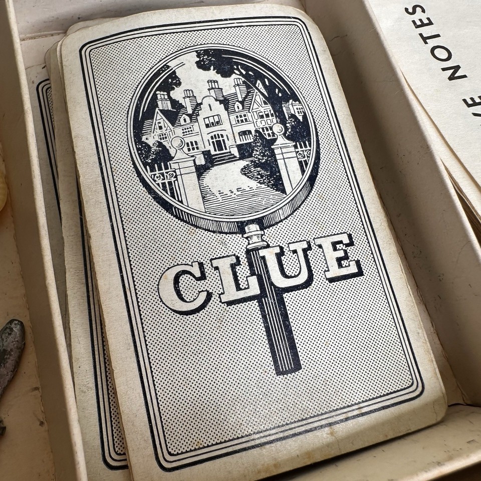 Antique First Edition Clue Board Game Parker Brothers Original Box ...