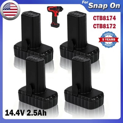 For Snap On 14.4V Battery CTB8174 CTB8172 CT861DB CTR862 CTC772 7.2V ...