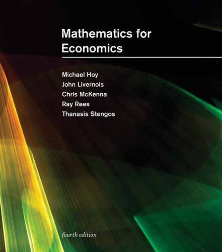Mathematics for Economics, fourth edition 9780262046626| eBay