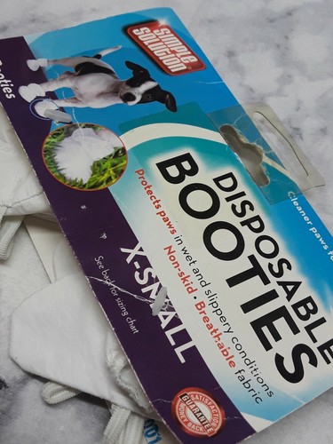 (X-Small Disposable Booties For Dogs From Simple Solution 1 Package of ...