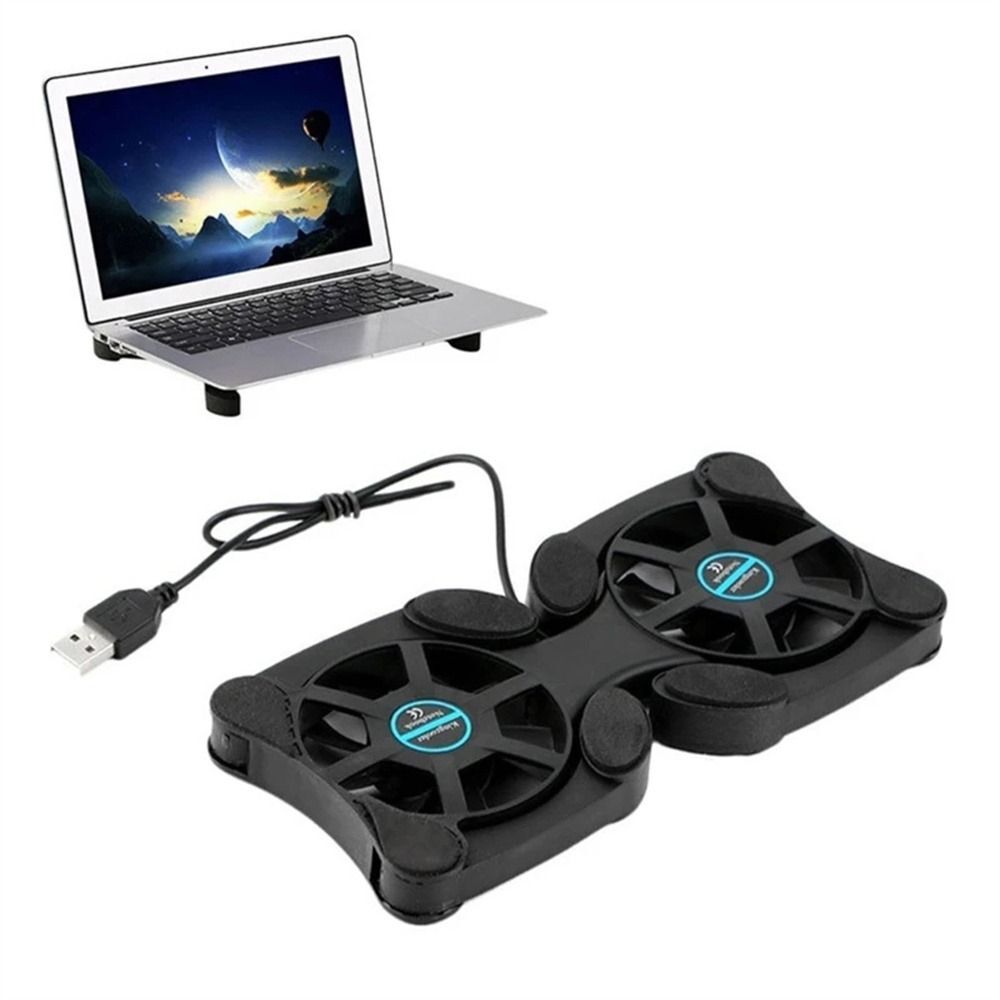 Laptop Cooler Double Fans Mini Octopus Notebook Fan Cooler Cooling Pad ...