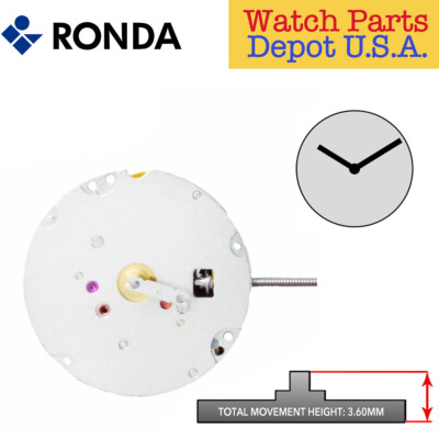 Genuine Ronda 772 or 773 Quartz Watch Movement (Multiple Variations) | eBay