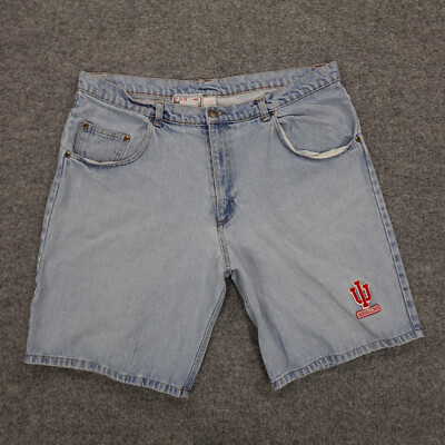 Vintage Indiana University Shorts Mens 40 Jeans Denim Hoosiers IU NCAA ...