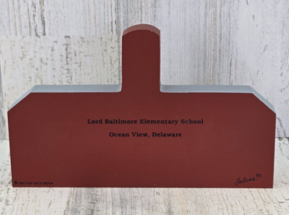 Cat's Meow Village Lord Baltimore Elementry School Ocean View Delaware ...