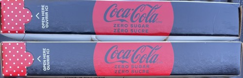 2 Coca Cola Freestyle Cartridge Refill Coke Zero Soda Concentrate BB 12 ...
