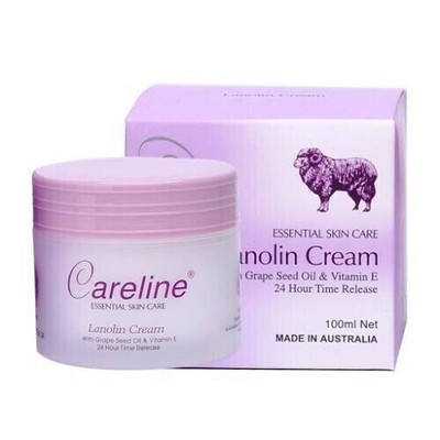 Careline Lanolin Cream with Grape Seed Oil & Vitanmin E 100ml | eBay