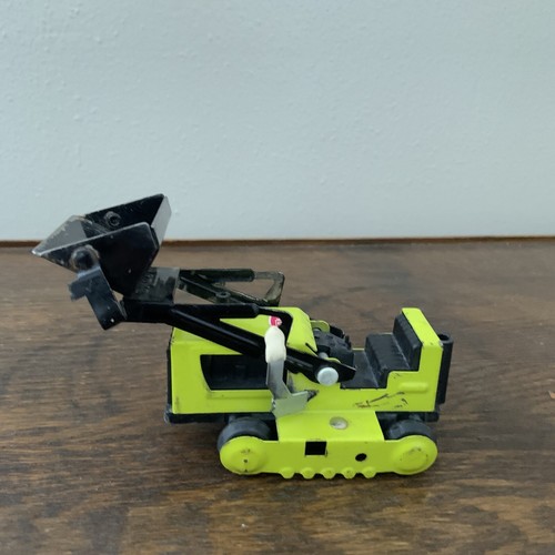 Vintage Tiny-Tonka Bulldozer Front End Loader Pressed Steel Yellow ...