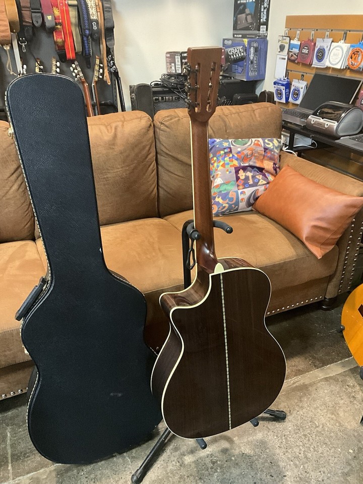 Crafter TMC045/N acoustic electric guitar 2008 LR Baggs with hard case ...