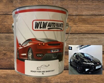 FOR HONDA NIGHTHAWK BLACK B92P 2K SOLVENT BASECOAT CAR PAINT MIX READY ...